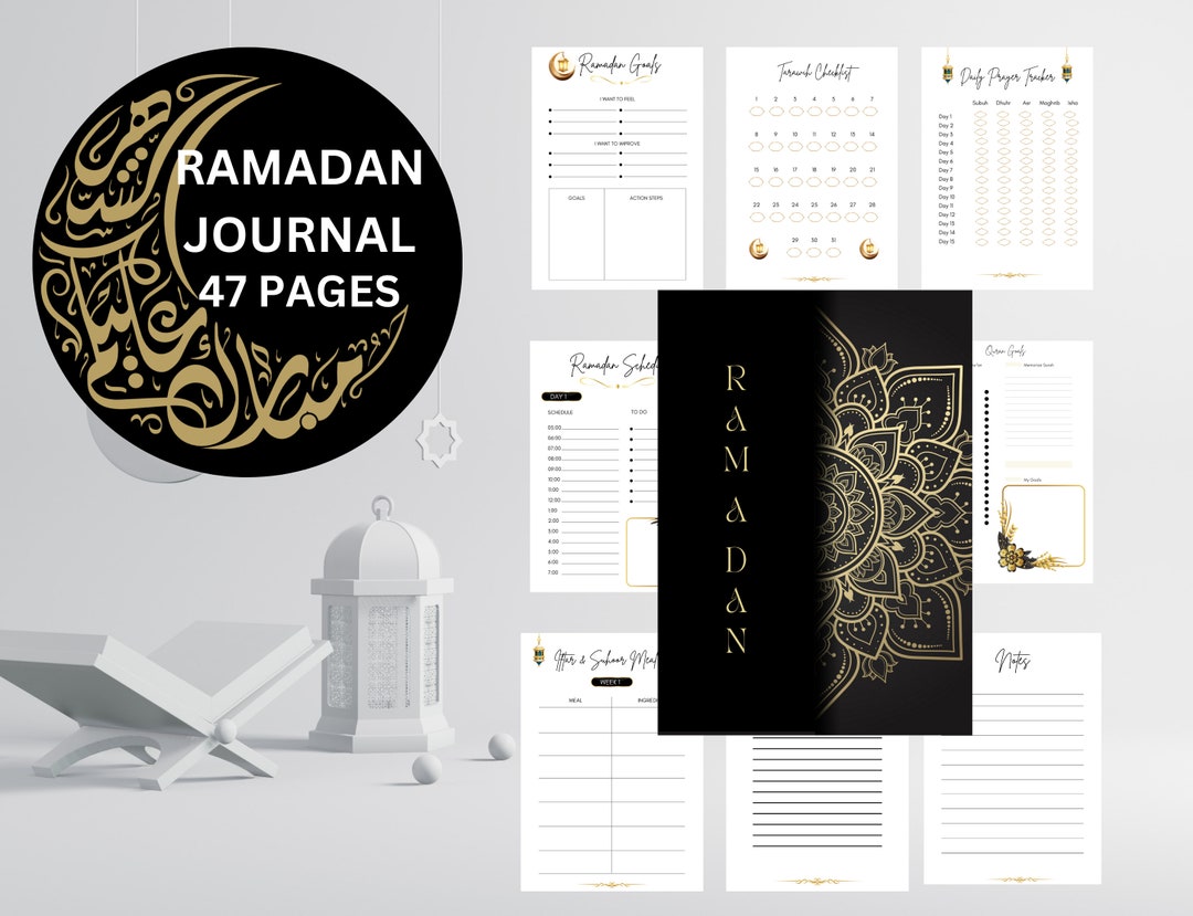 Guided Ramadan Journal: Daily Reflections, Prayers, and Goals ...