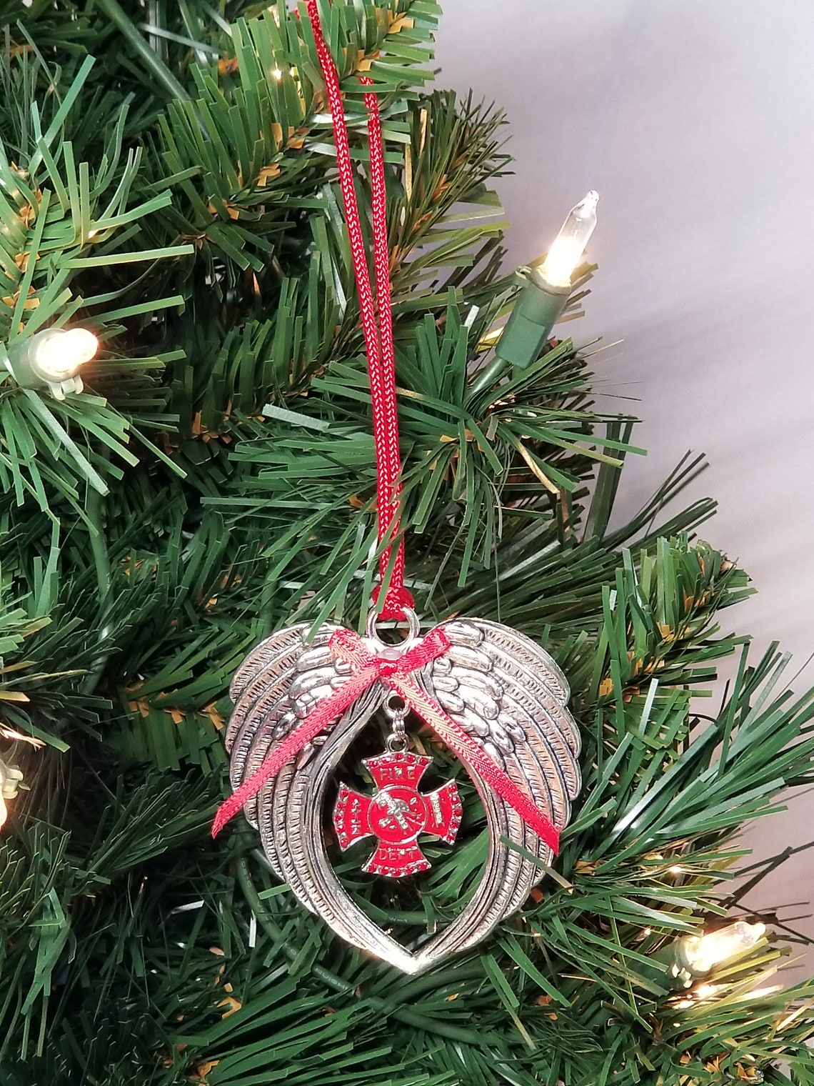 Firefighter Angel Wings Memorial Angel Wings Angel Wings - Etsy