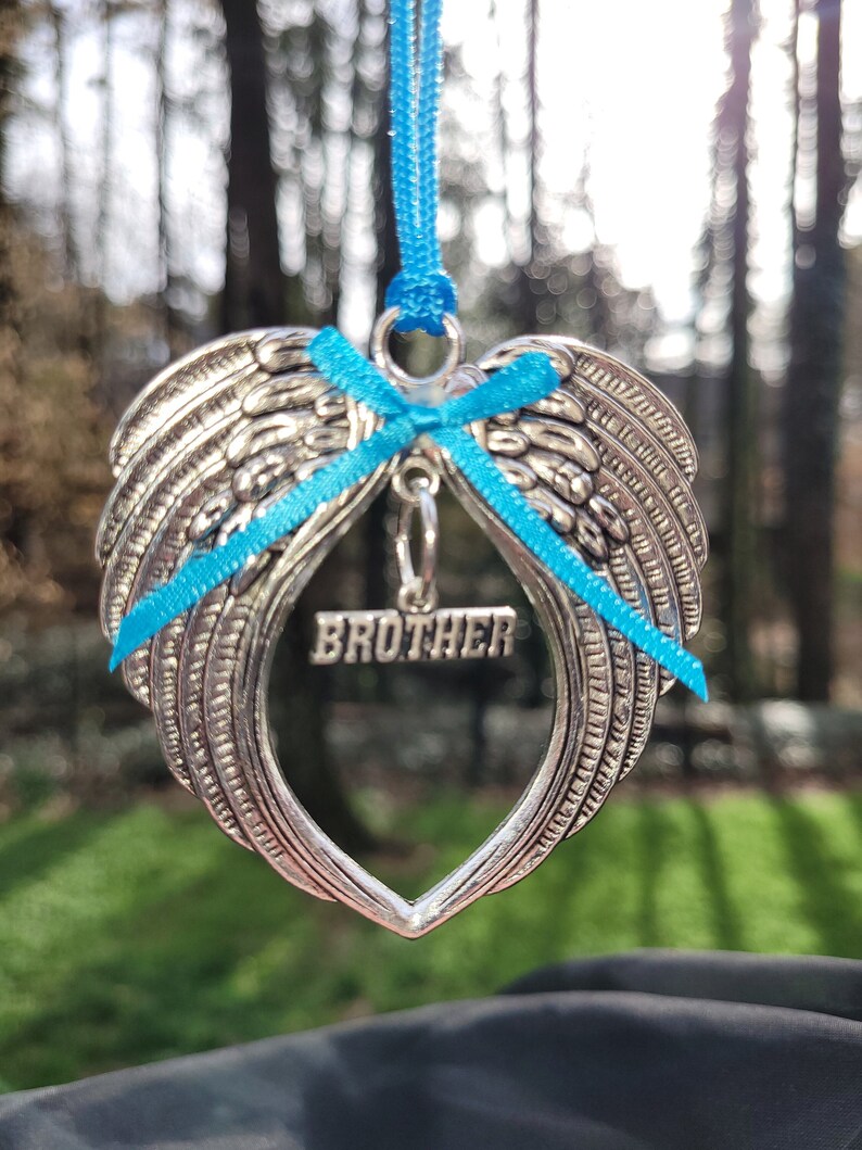 Brother Angel Wings | Memorial Angel Wings | Brother Ornament - Etsy