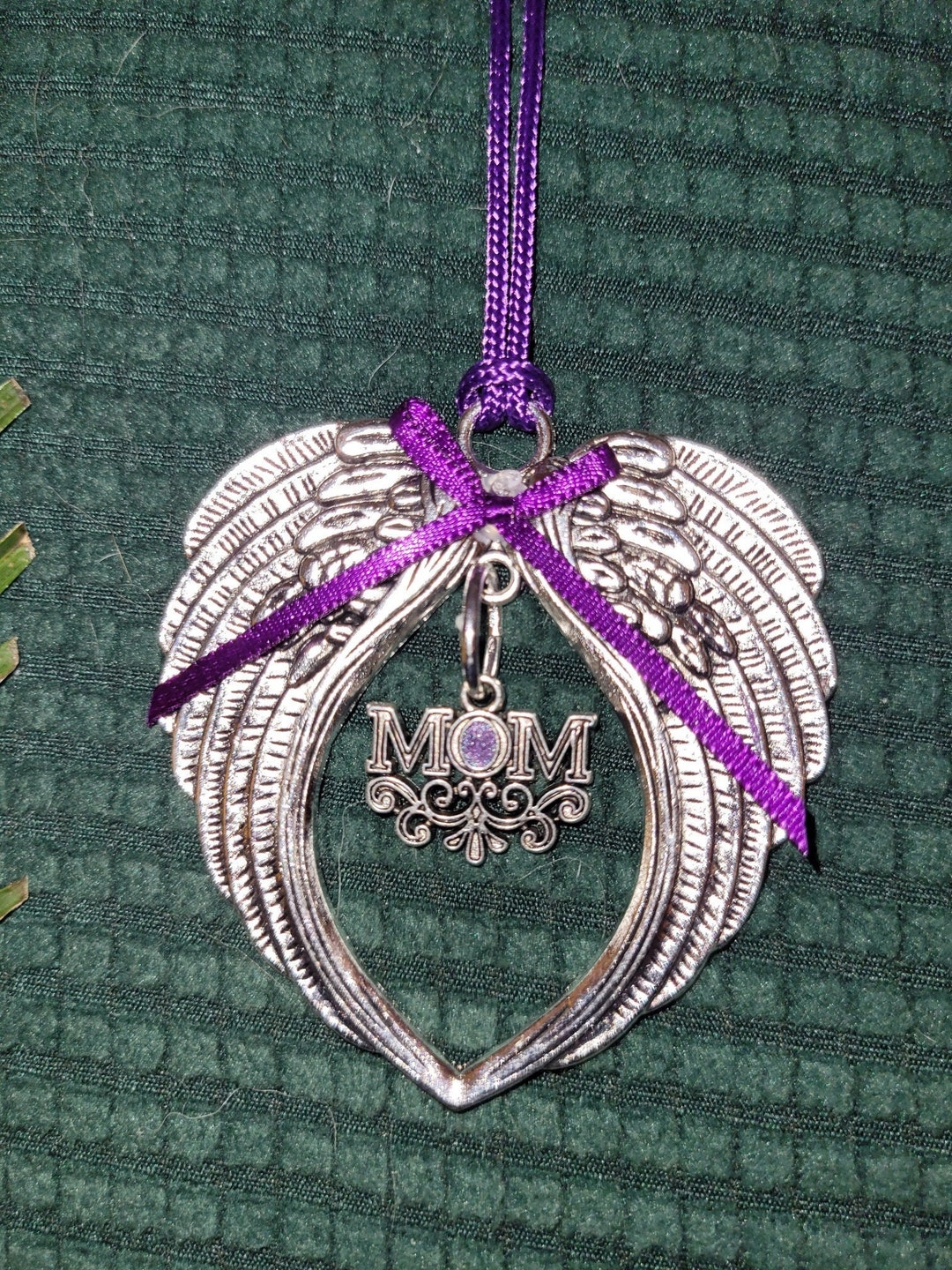 Mom Angel Wings Memorial Angel Wings Angel Wings Ornament Mom Ornament ...