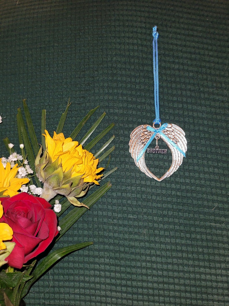 Brother Angel Wings | Memorial Angel Wings | Brother Ornament - Etsy