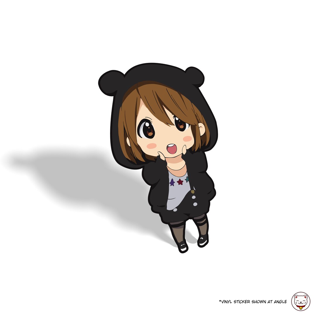 Yui Hirasawa - K-ON! Waterproof Anime Vinyl Sticker - Etsy