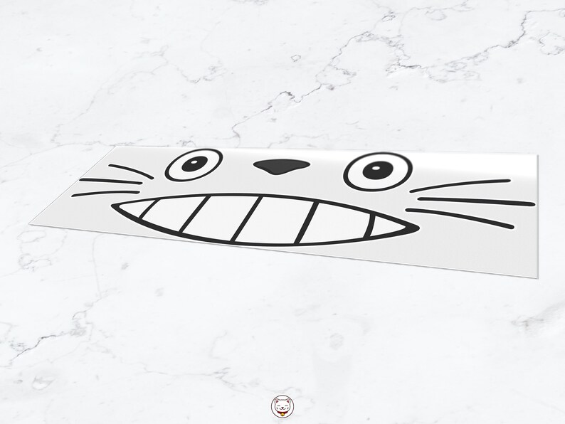 Cute Anime Face Vinyl Window Decal Sticker - Etsy