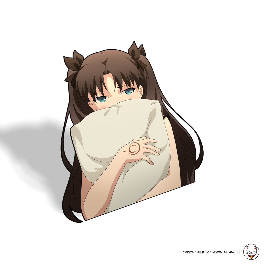 Anime Girl Rin Pillow Vinyl Sticker: Waterproof Decal (4.5") - Etsy