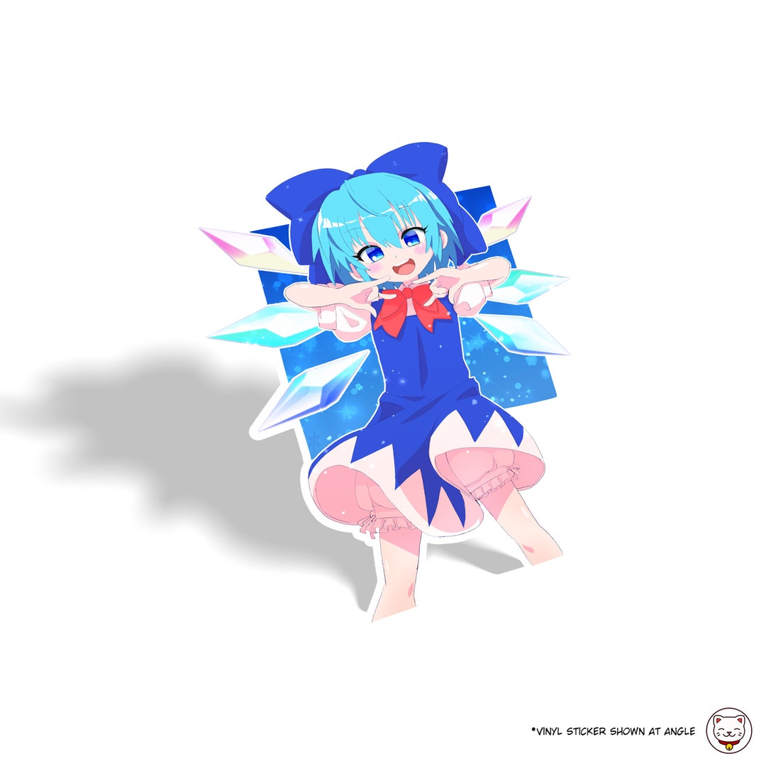 Touhou - Cirno | Cute Waterproof Anime JDM Weabo | Laptop Water Bottle ...