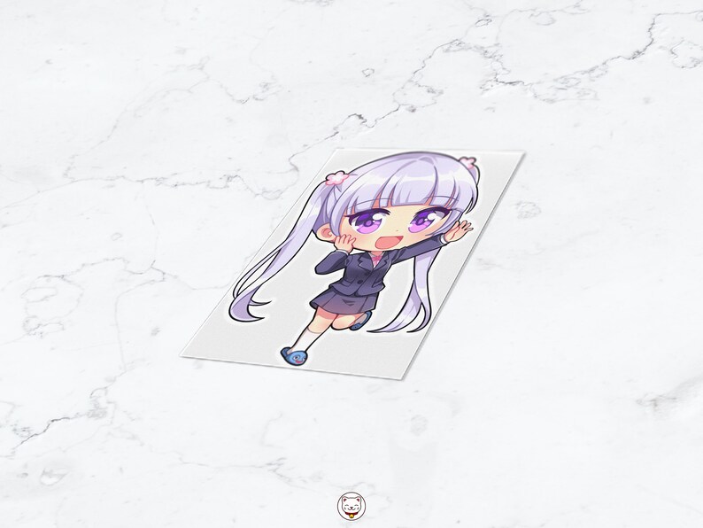 Aoba Chibi Sticker: Waterproof Anime Decal - Etsy