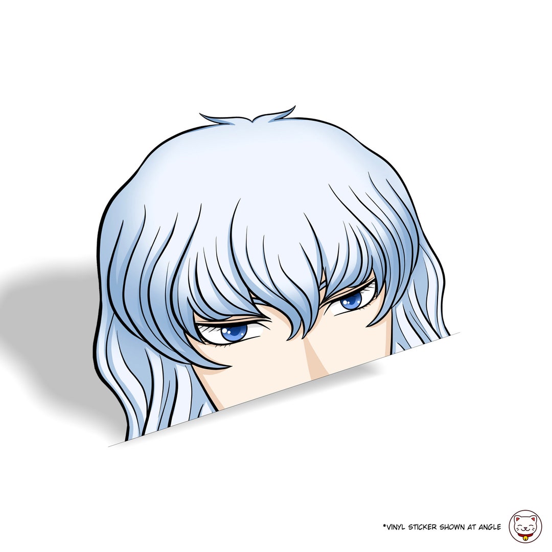 Berserk - Griffith | Vinyl Waterproof Peeker Sticker Decal | for Gaming ...