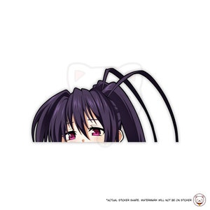 High School Dxd Akeno Himejima V2 Vinyl Waterproof Anime Peeker Sticker ...