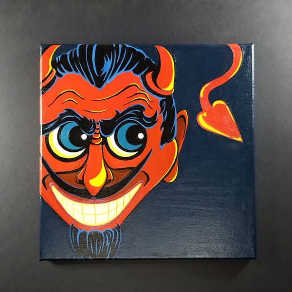 Devil Painting - Etsy