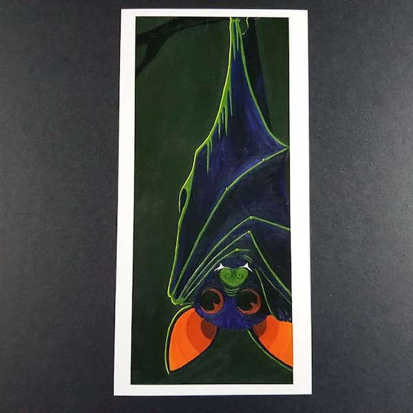 Vintage Bat Print - Etsy