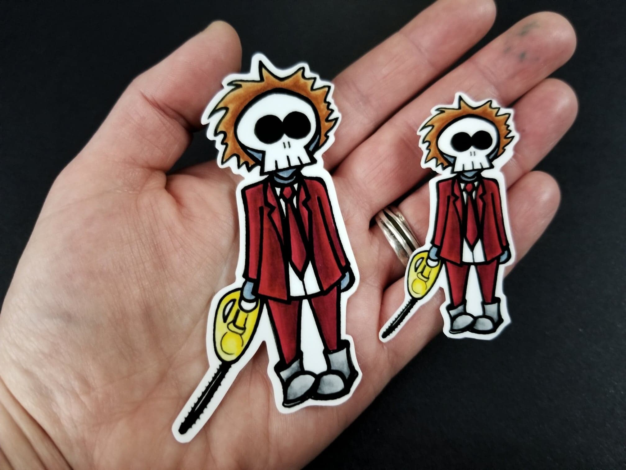 Alt Egos Cute Slasher Sticker Sets, Skull Stickers, Alternative, Dark ...