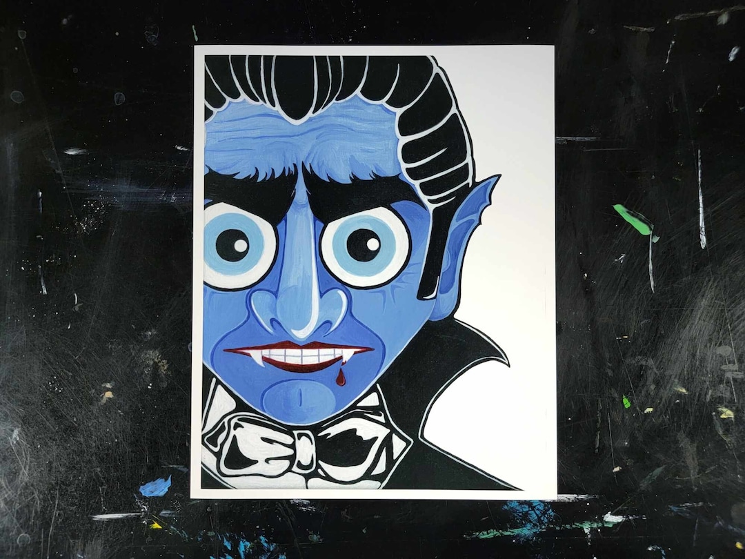 Creature Feature Dracula Art Print - Halloween, Pop Art, Art Print ...