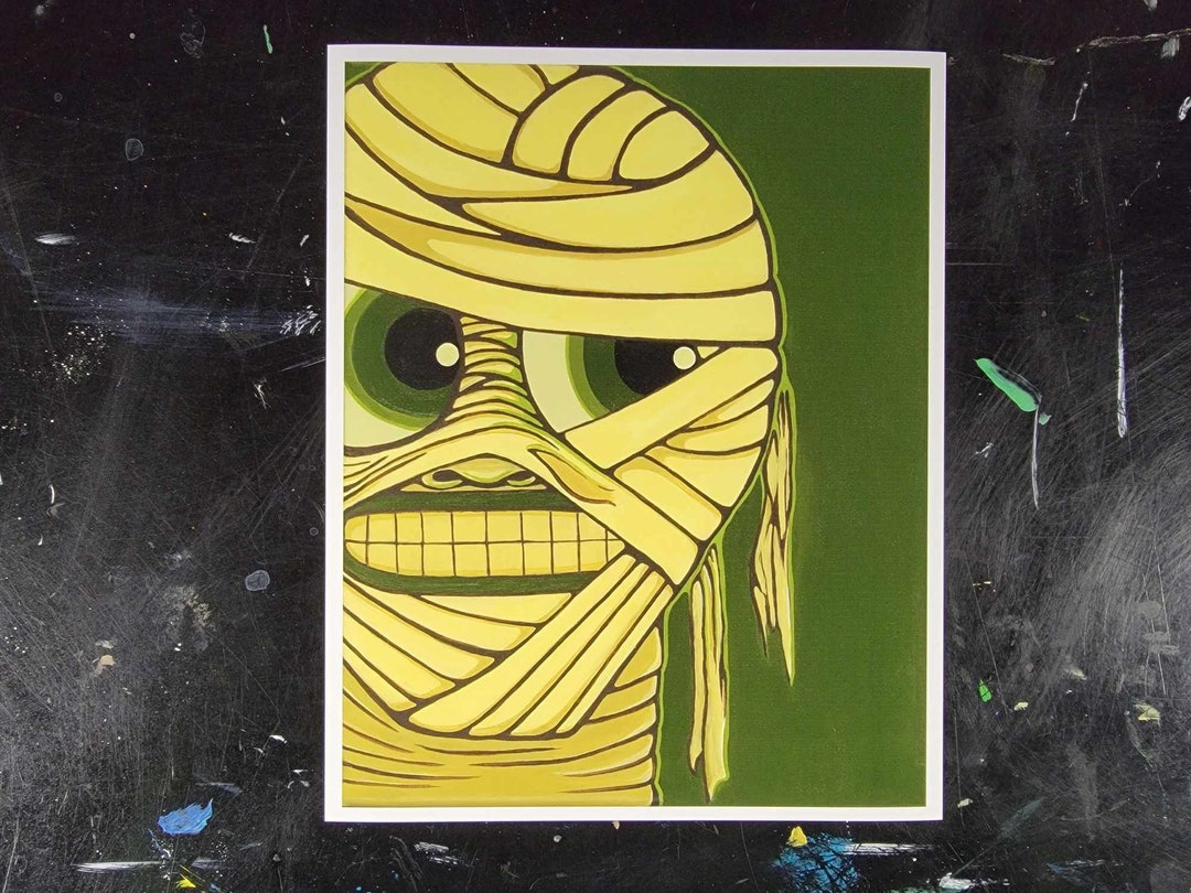Creature Feature Mummy Art Print - Halloween, Pop Art, Art Print, Mummy ...