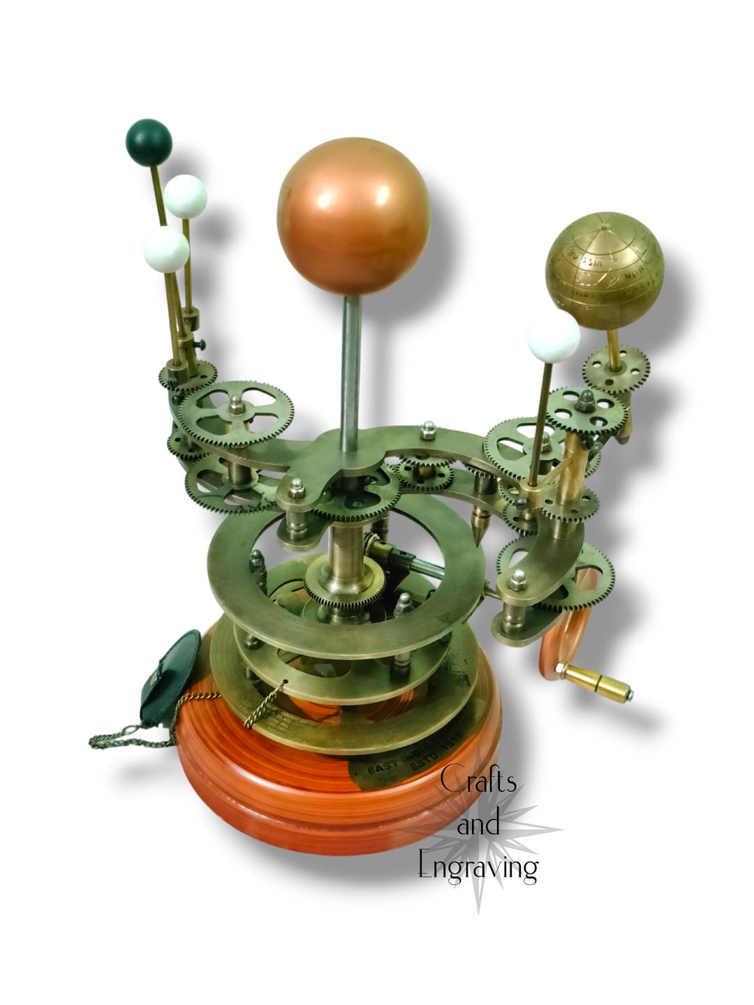 Handcrafted Solar System ORRERY Antique Style Home Decor, Room Decor ...