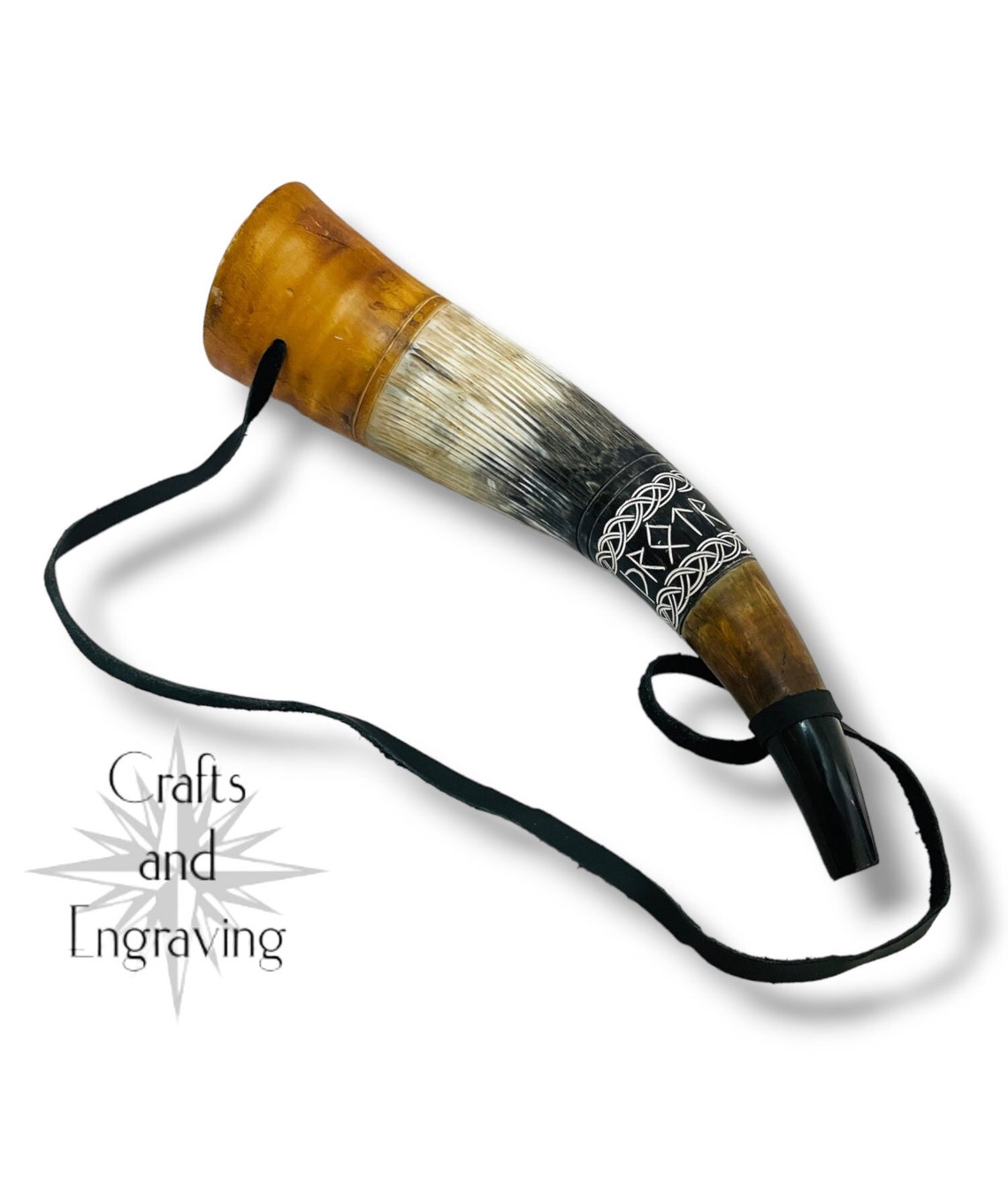 Handmade Viking War Horn: Ancient Battle Trumpet Reproduction - Etsy