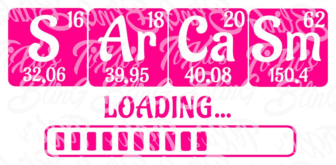 Sarcasm - Loading SVG PNG Silhouette Studio - Etsy