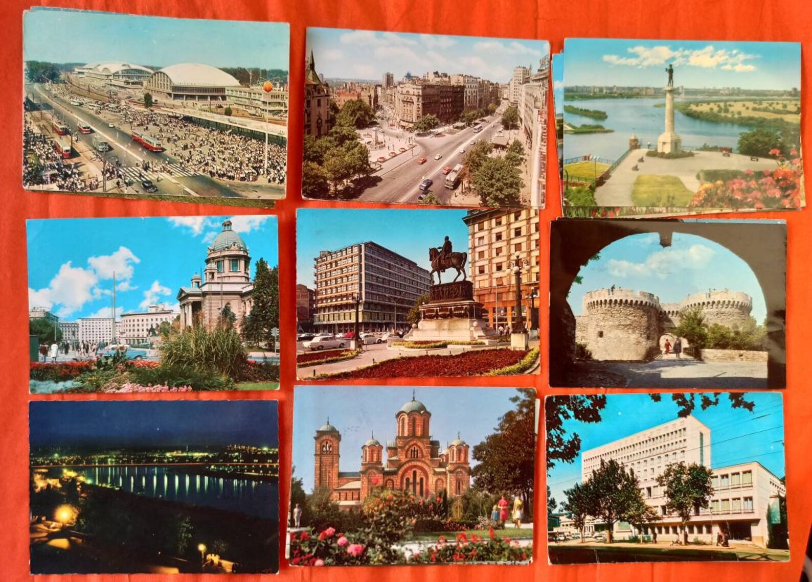 Belgrade Mint Postcards Bundle, Travel Correspondence Pack of 12 ...