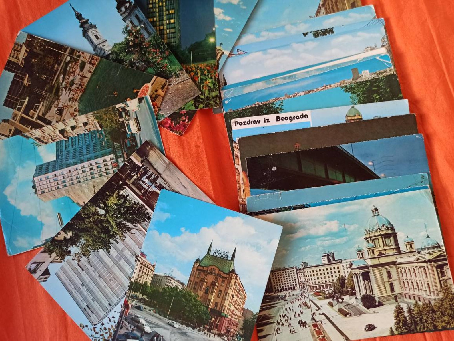 Belgrade Mint Postcards Bundle, Travel Correspondence Pack of 12 ...