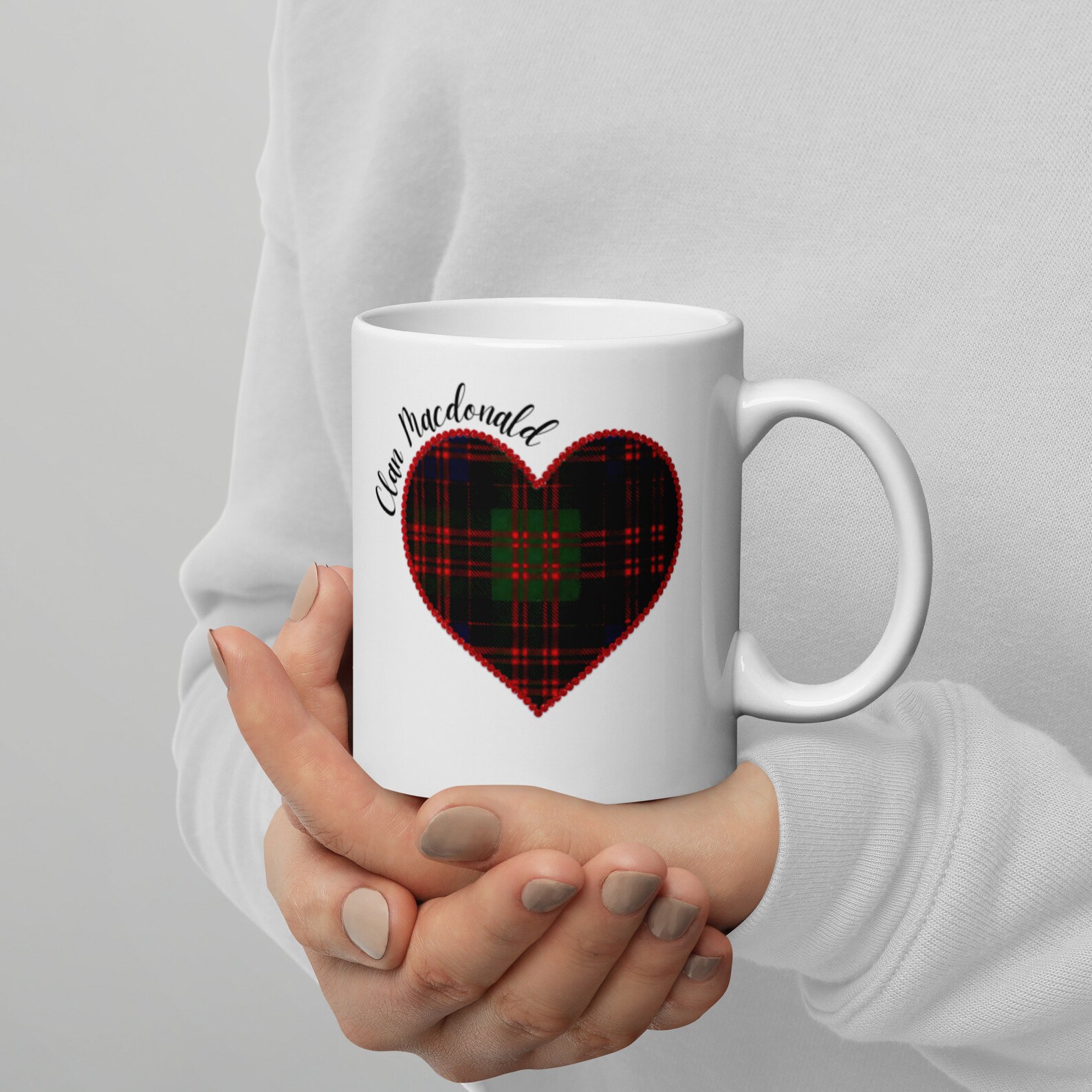 Scottish Mug, Personalized Scottish Clan and Tartan Mug, Scottish ...