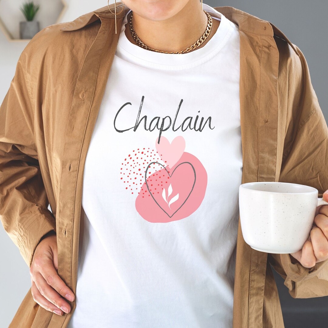Chaplain Shirt for Women, Boho Chaplain Design, Chaplain Gift, Chaplain ...