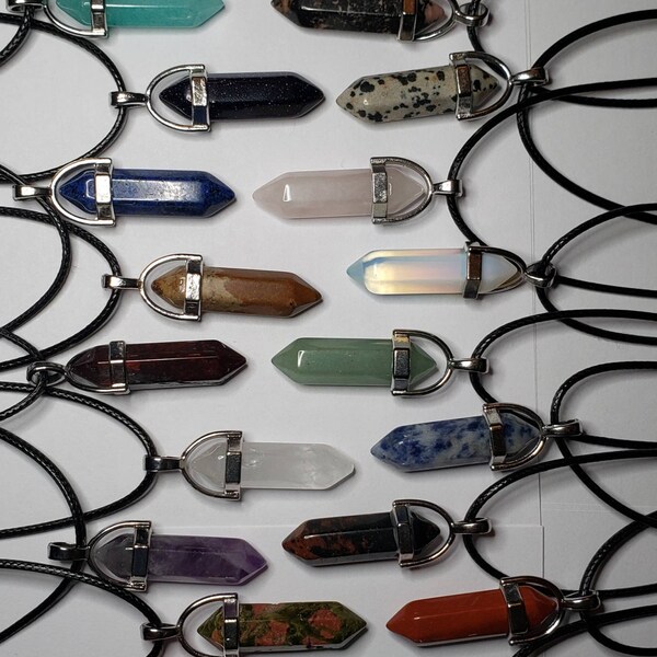 Stone Point Necklace - Etsy