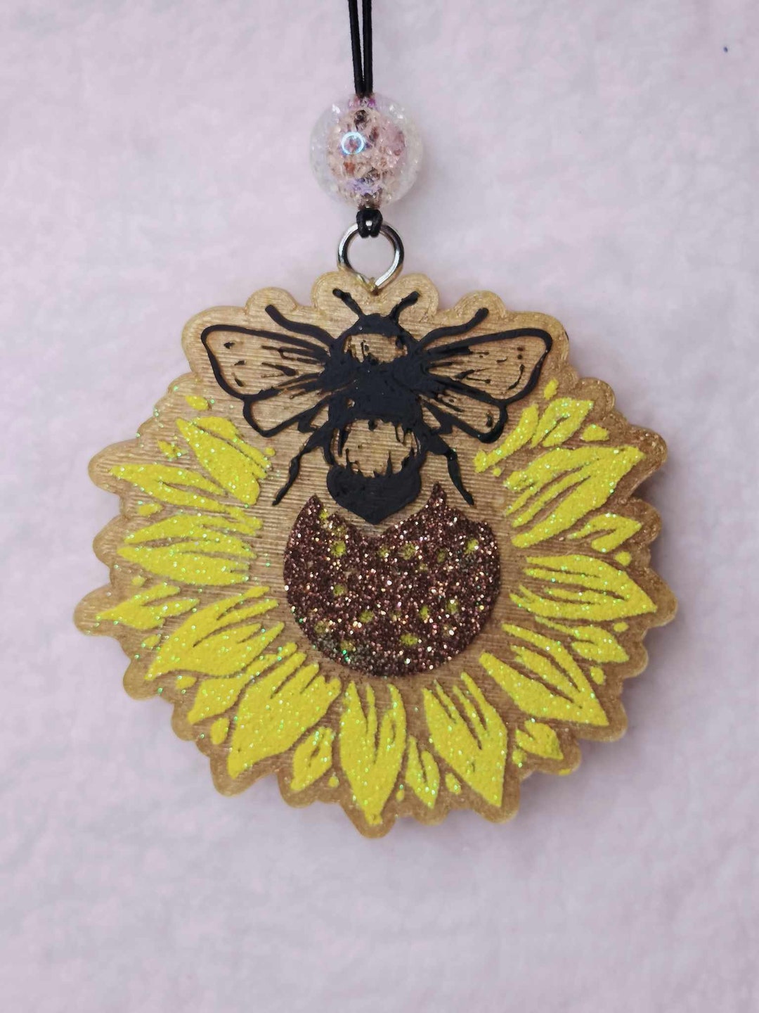 Sunflower With Bee Freshie Mold - Etsy