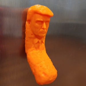 Donald Trump Cheeto Fridge Magnet, Orange Cheeto Man - Etsy
