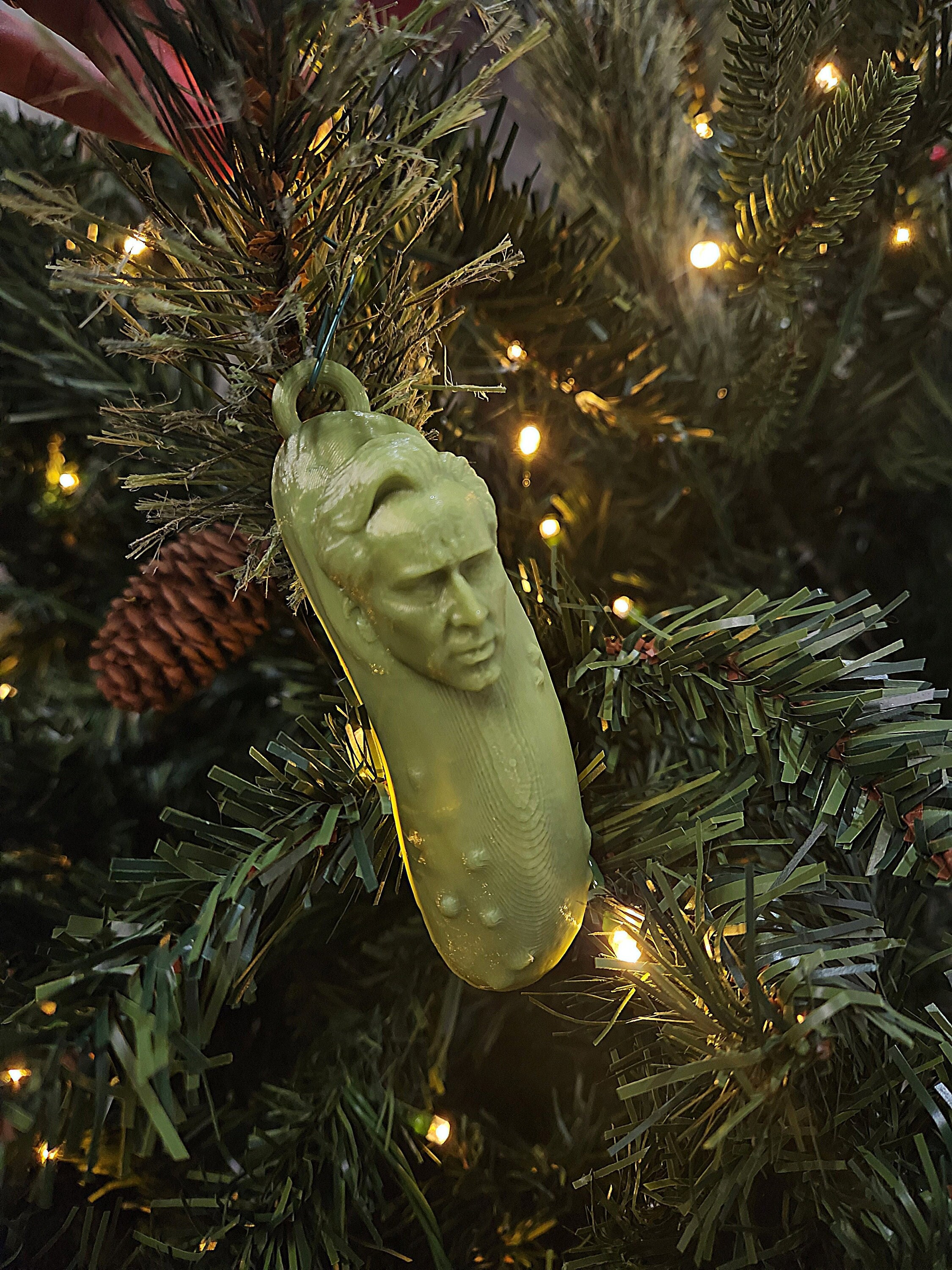 Picolas Cage Christmas Ornament - Etsy