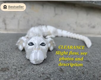 Baby Falkor Dragon Fidget Desk Ornament, Articulated Dragon, Never ...