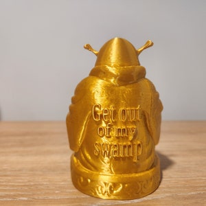 Golden Shrek Buddha - Etsy