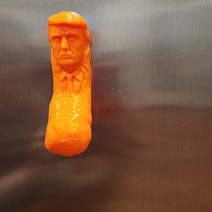 Donald Trump Cheeto Fridge Magnet, Orange Cheeto Man - Etsy