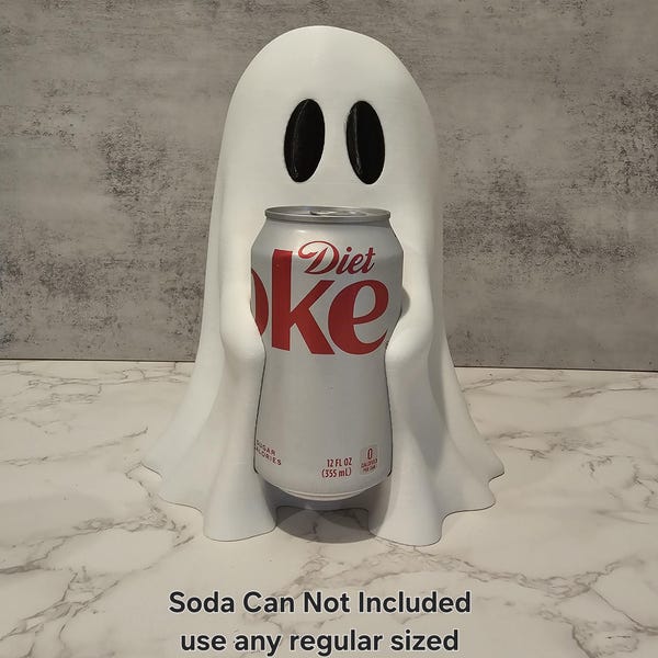 Ghost Holding a Can of Coke - Etsy
