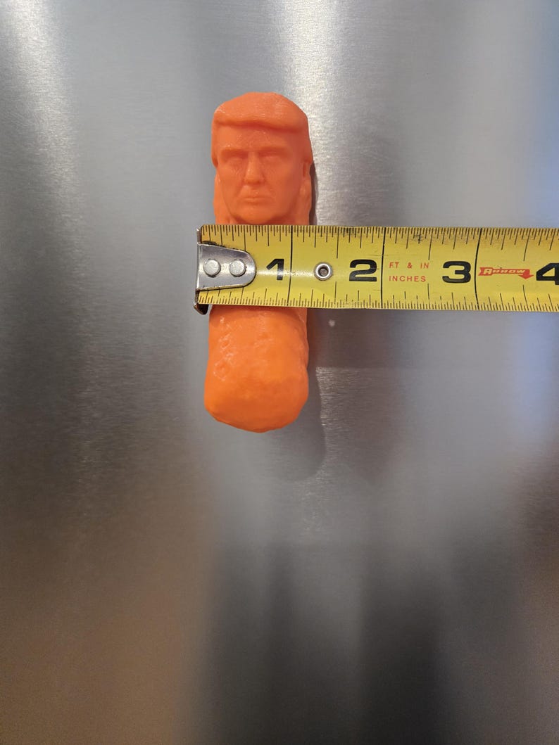 Donald Trump Cheeto Fridge Magnet, Orange Cheeto Man - Etsy