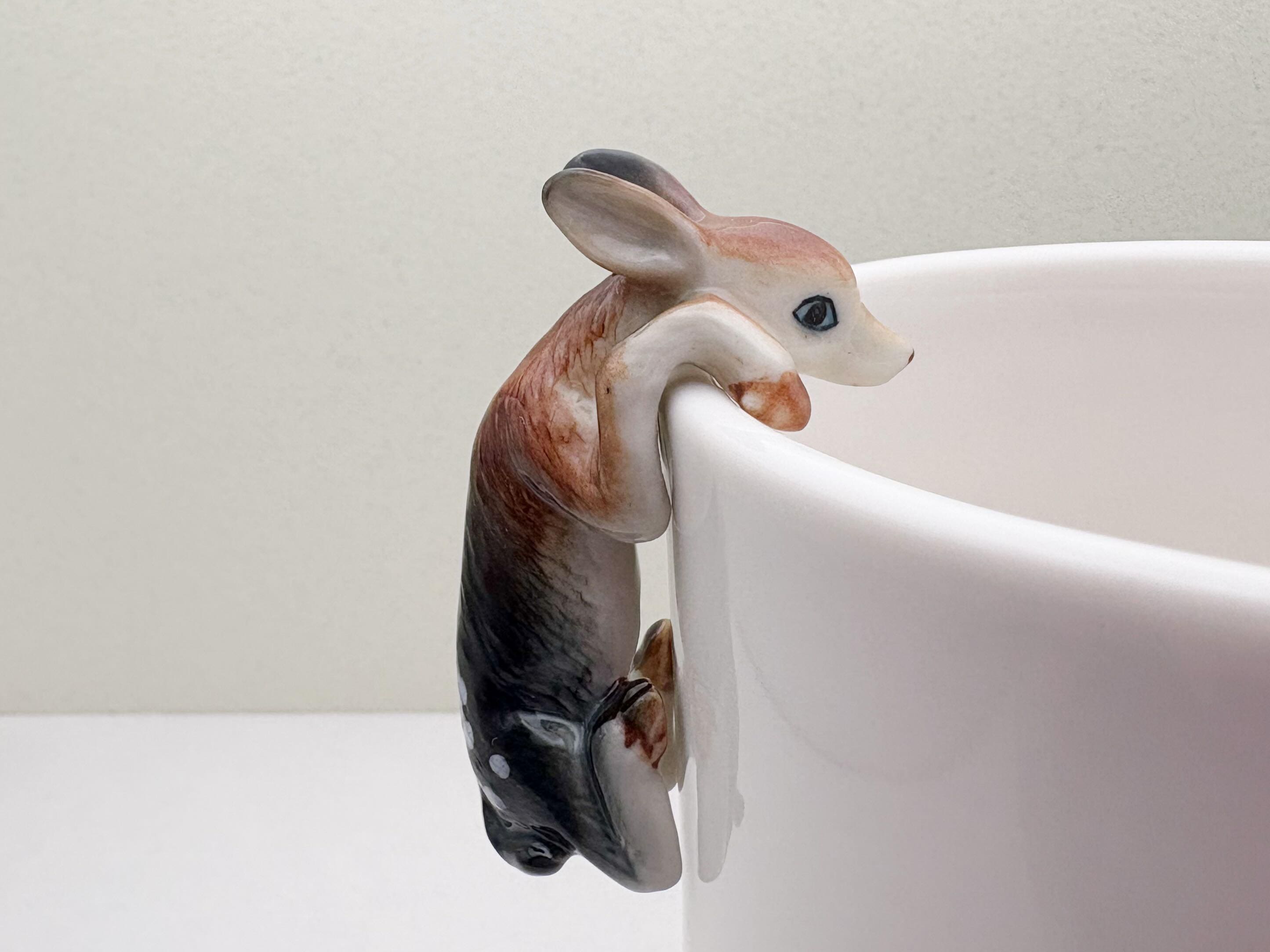 Handcrafted Ceramic Mug Buddy: Animal Lover Gift Decor - Etsy