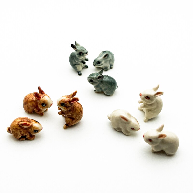 Rabbit Figurine - Etsy