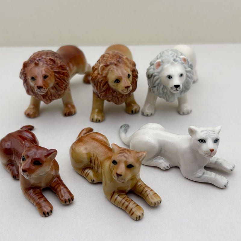 Ceramic Lion - Etsy