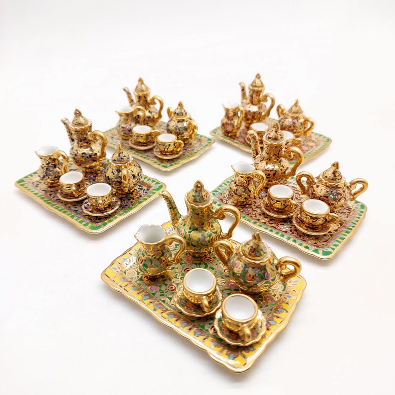 Benjarong Set - Etsy