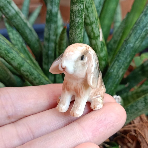 Rabbit Figurine - Etsy
