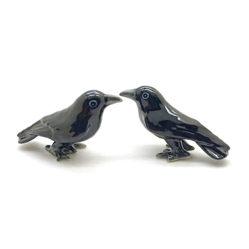 Crow Figurine - Etsy