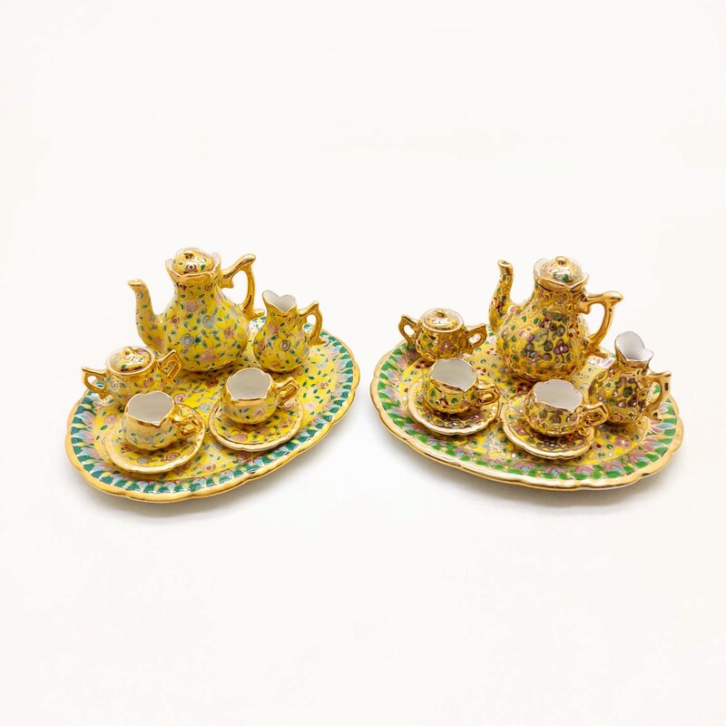 Benjarong Set - Etsy