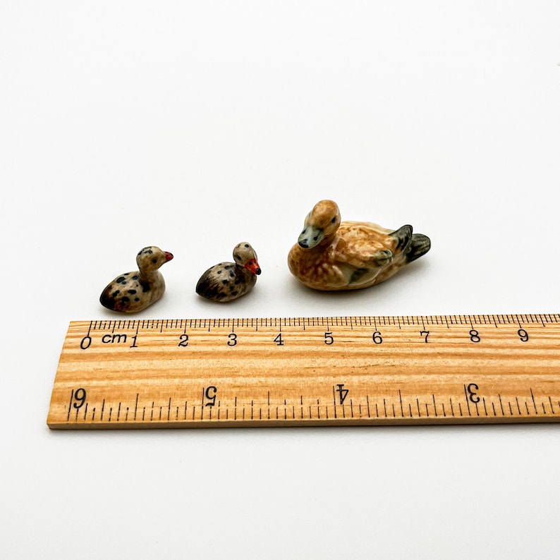 Mallard Duck Family Ceramic Figurines: Nature-inspired Home Decor - Etsy
