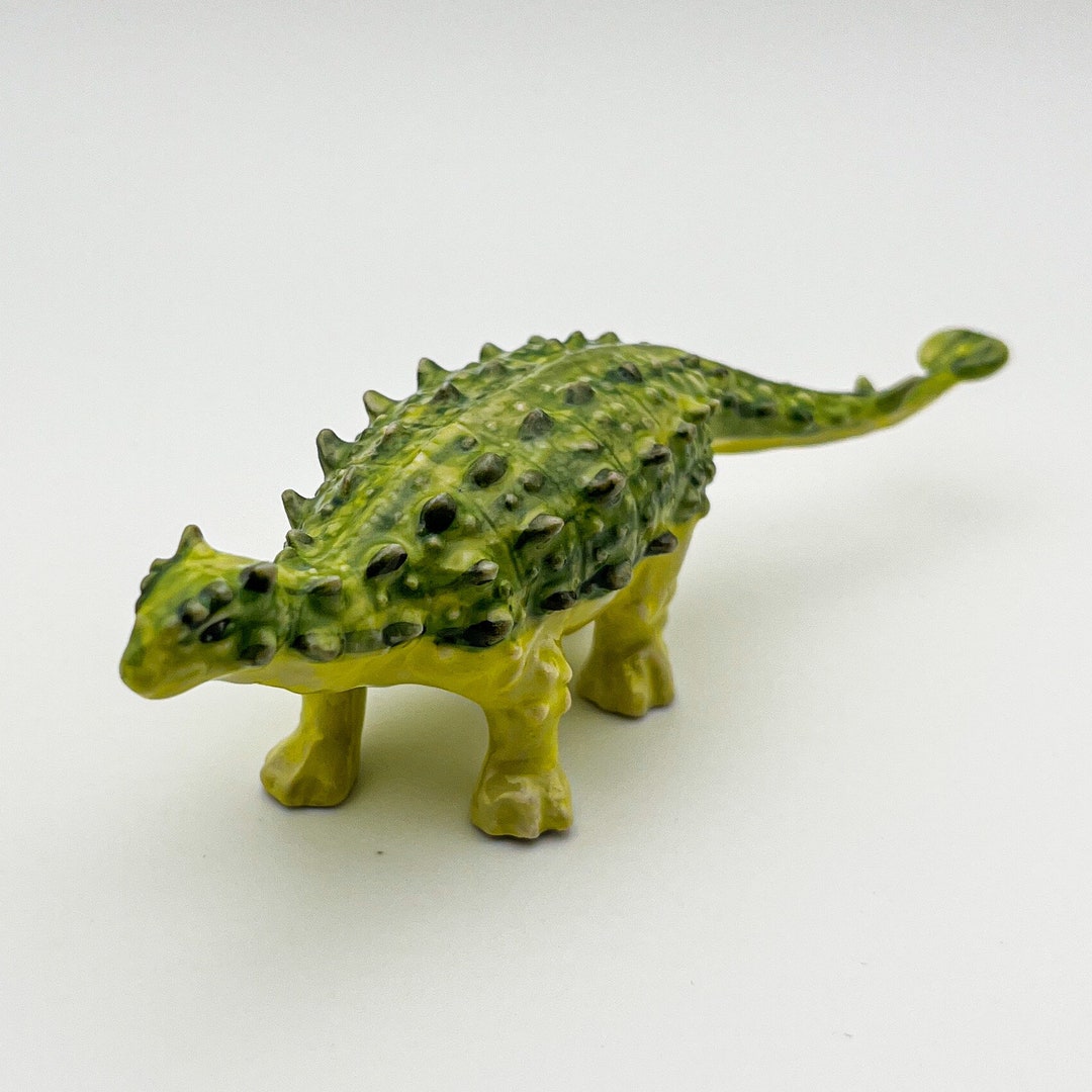 Ceramic Pinacosaurus Dinosaur Figurine Miniature Statue - Etsy