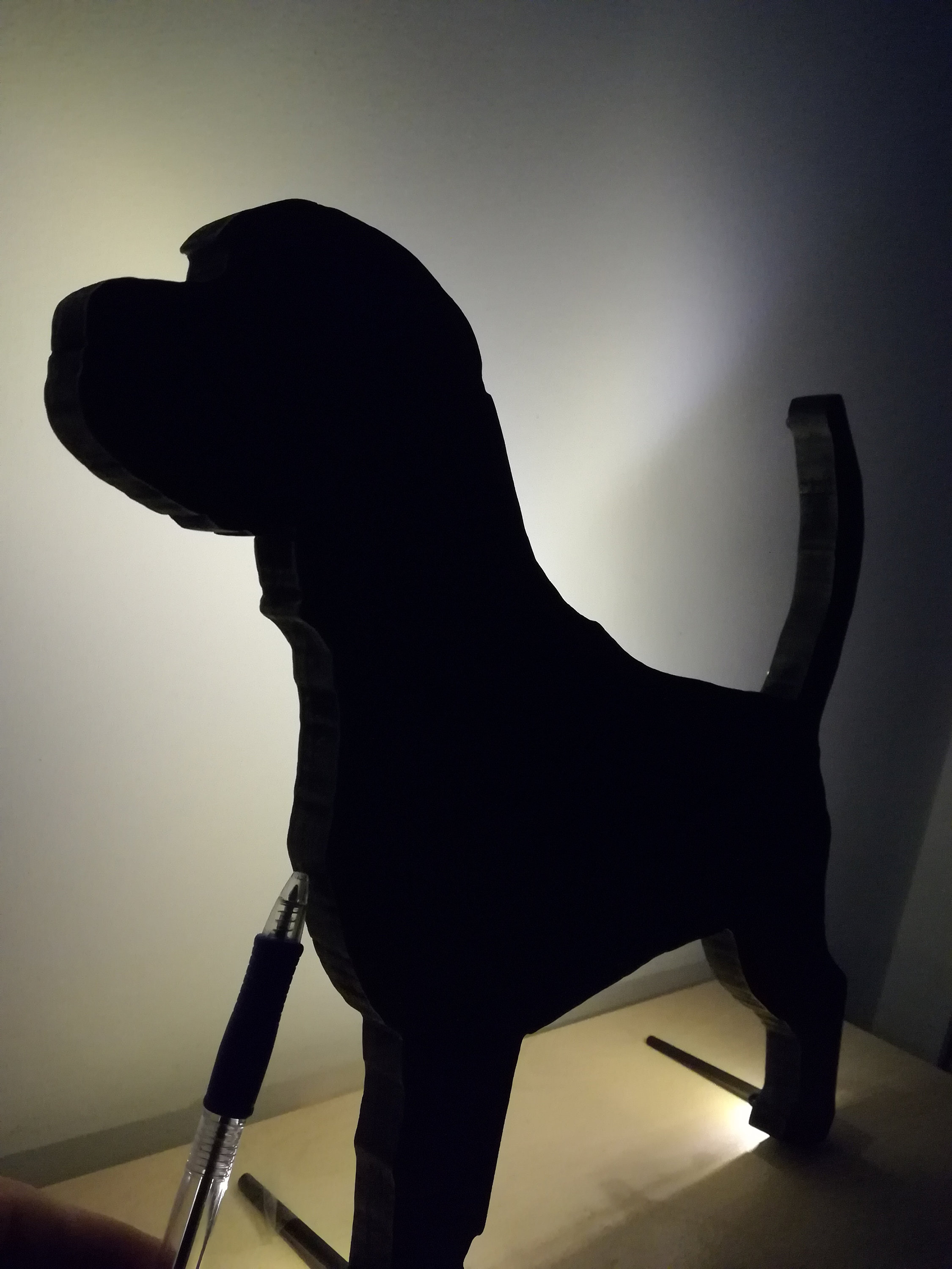 Beagle Dog / Beagle Hund / Silhouette Lamp / Beagle Silhouette/ Beagle ...