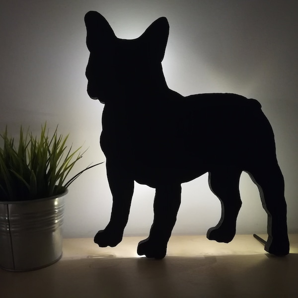 French Bulldog Lamp - Etsy
