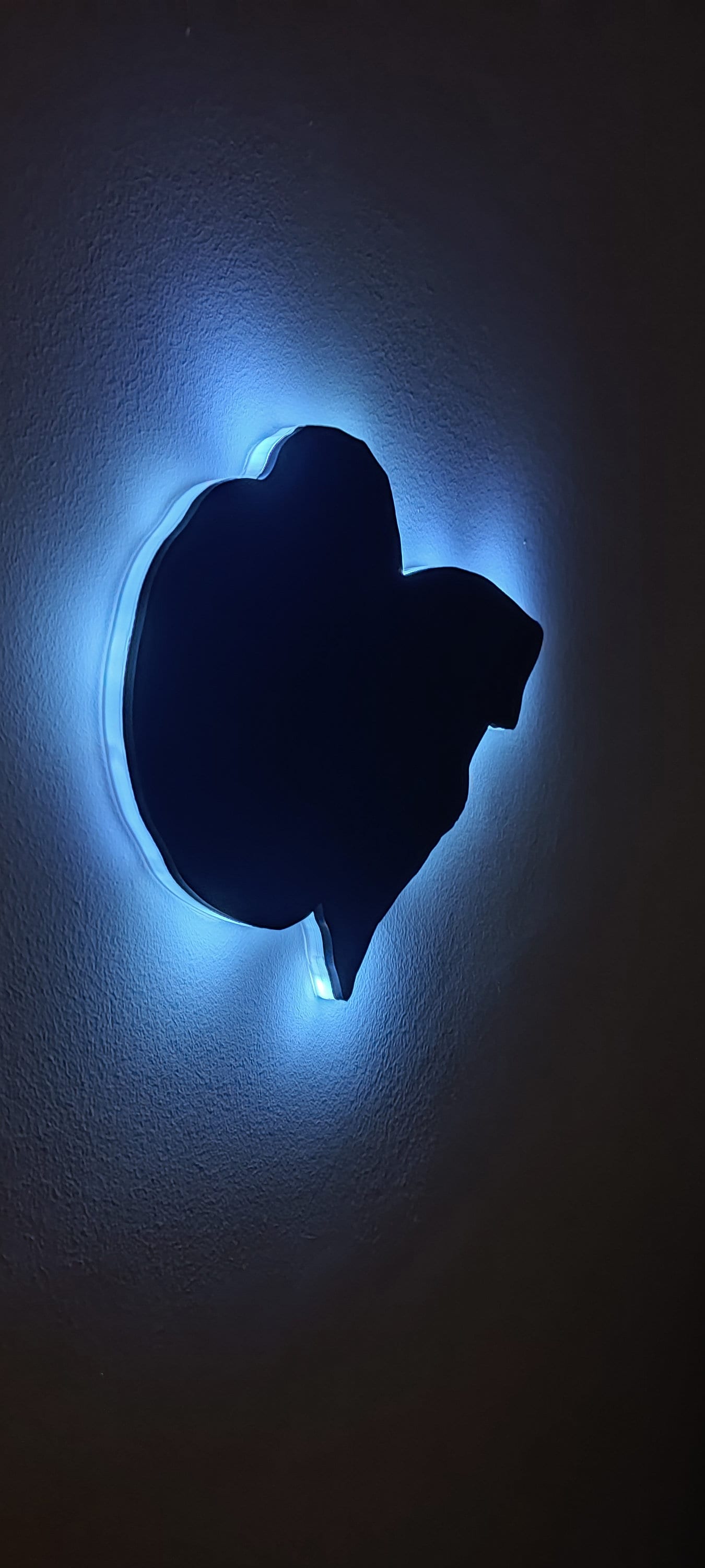 3D Printed Betta Splendens LED Silhouette Lamp / Kampffisch - Etsy