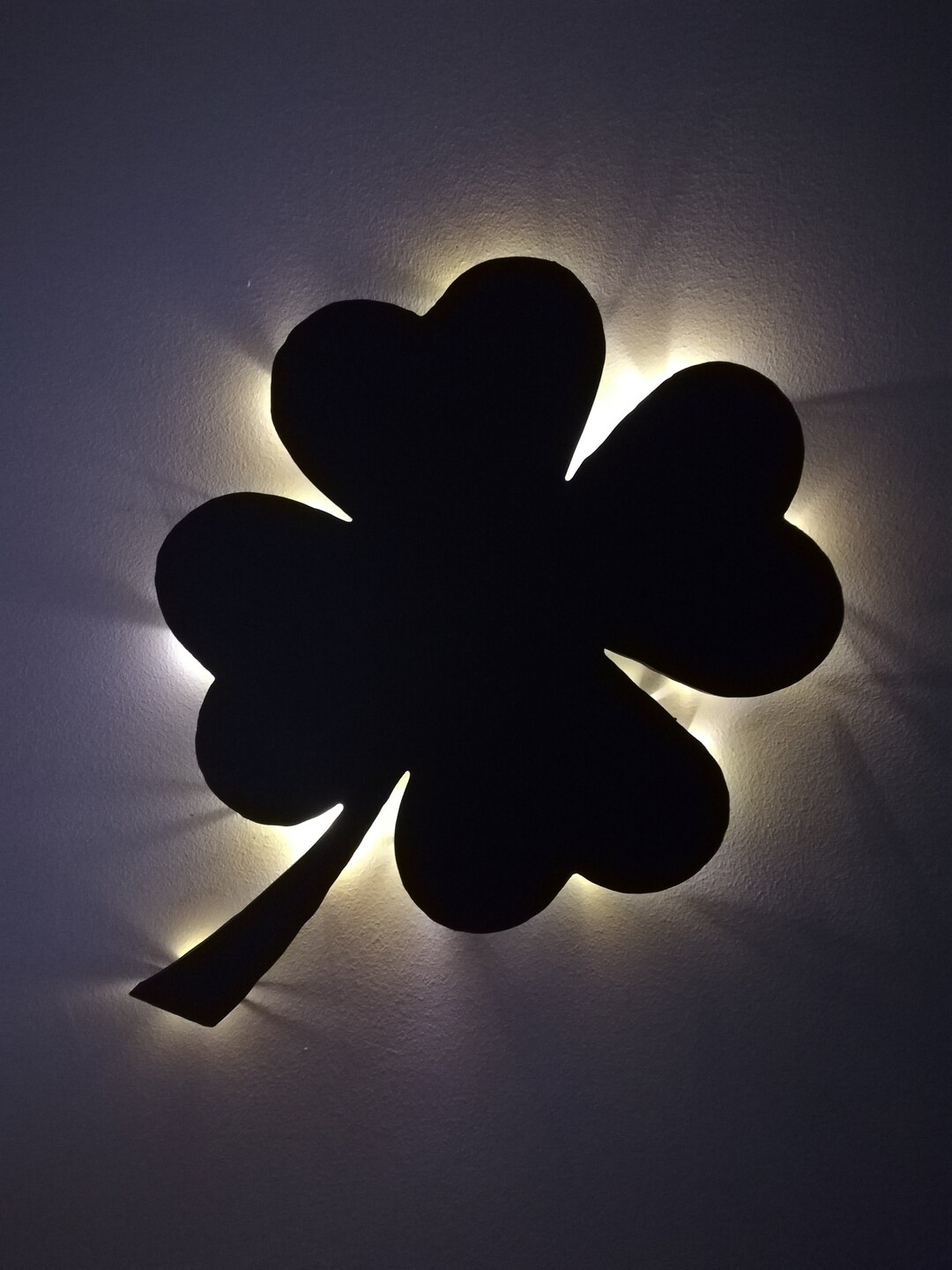 3D Printed Shamrock Clover //sign Four Leaf Clover// St. Patricks Decor ...