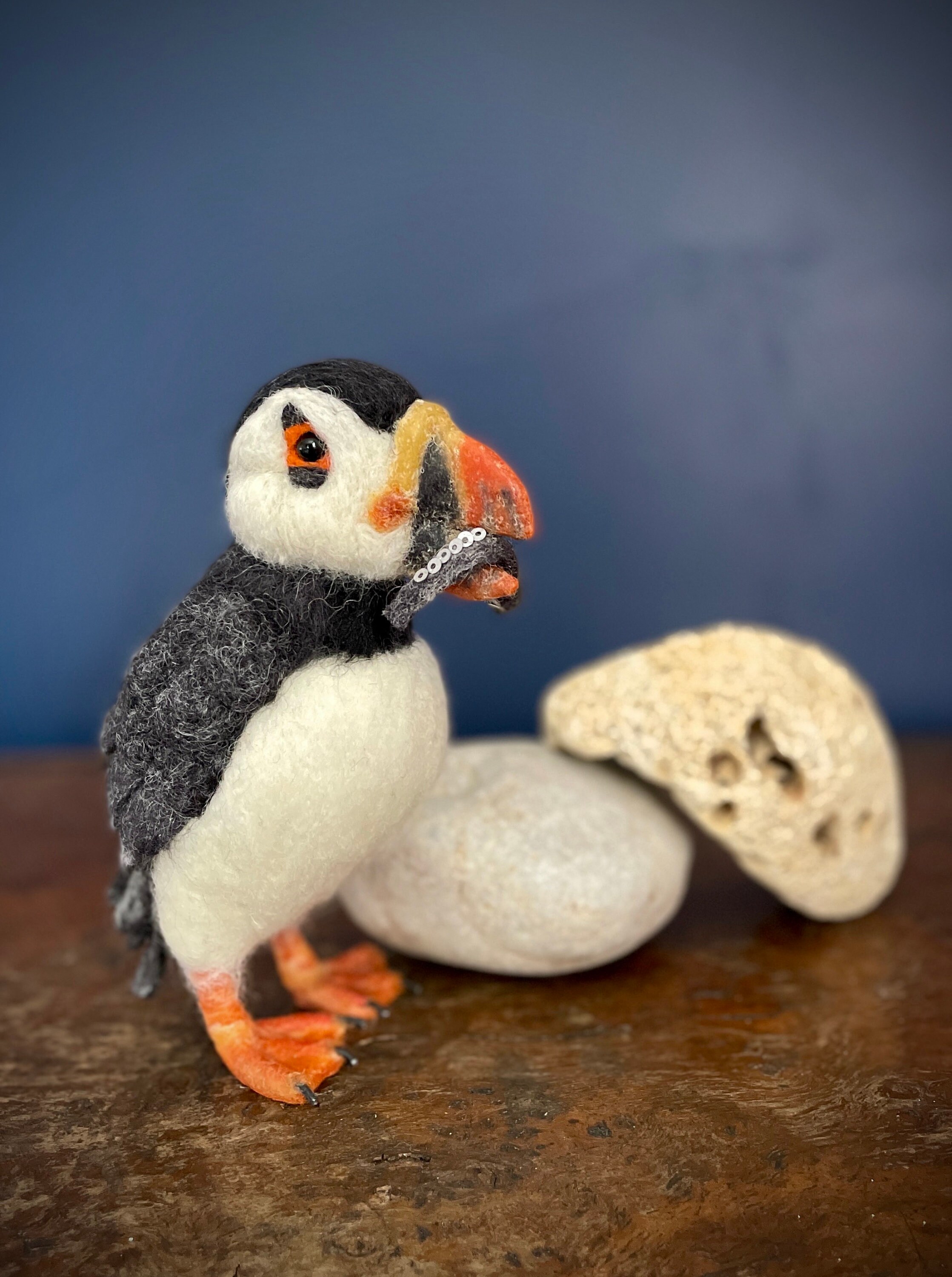 Needle Felt Puffin Bird, Seaside Gift, Coastal Bird, Sea Bird - Etsy