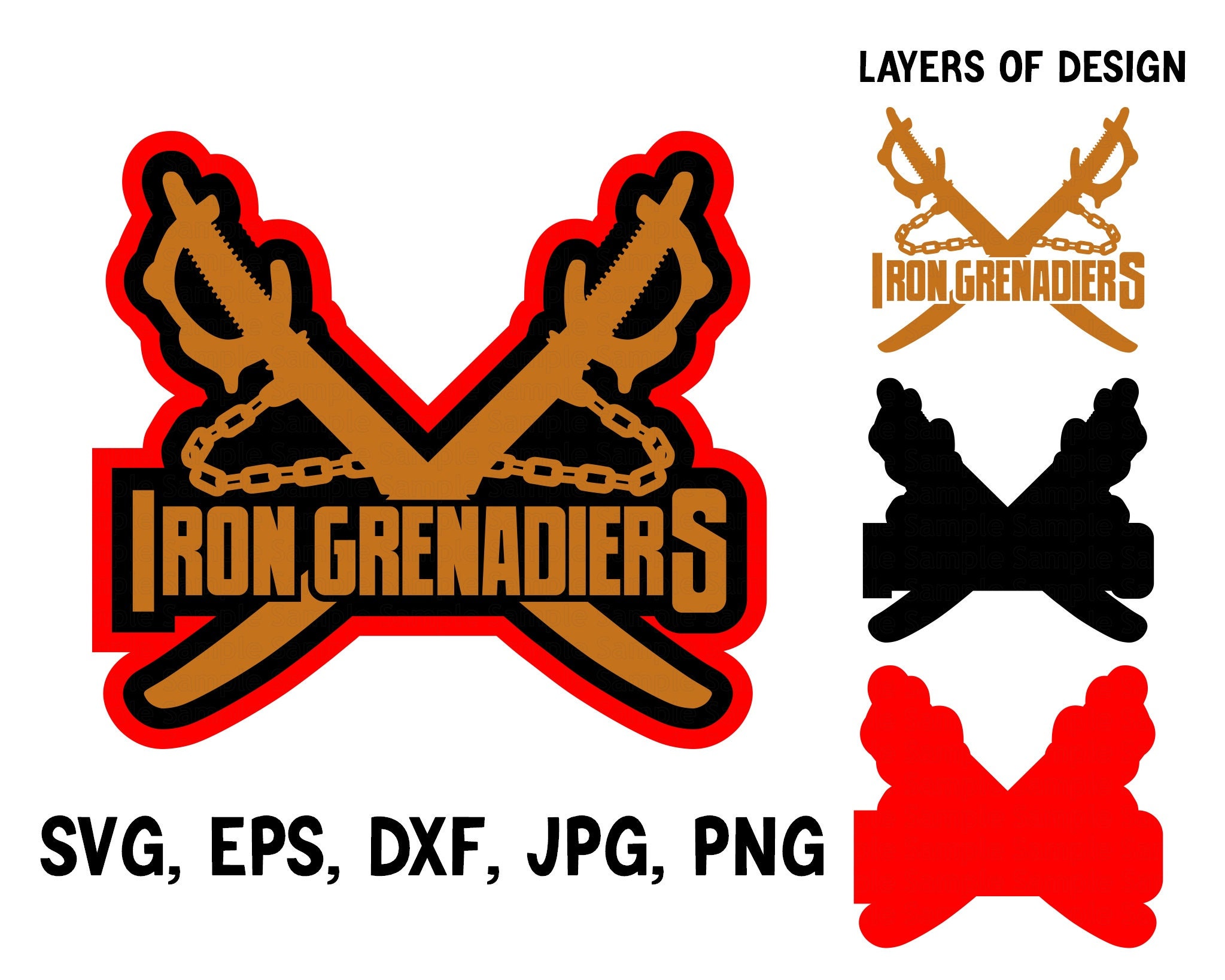 Iron Grenadiers Logo Svg, Dxf, Eps, Jpg, Png. G.I. Joe Comic Action ...