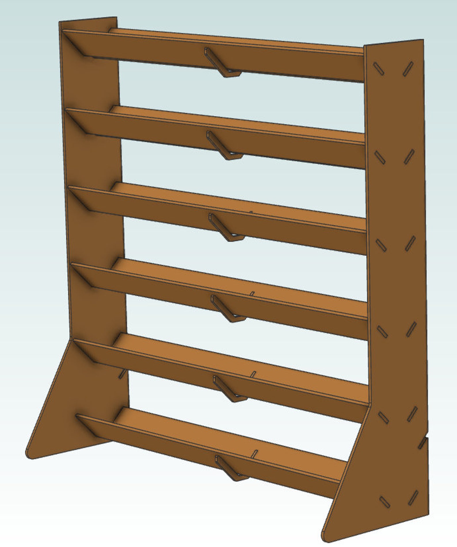 Laser Cut Paint Rack | Etsy