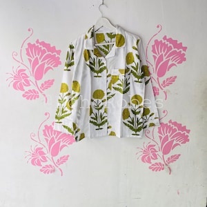 Indian Block Printed Cotton Pj Set, Women's Pajama Set, Bridesmaids Pj ...